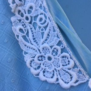 Modcloth | Dresses | Modcloth 95s Retro Pinup Baby Blue Dress Xs | Poshmark